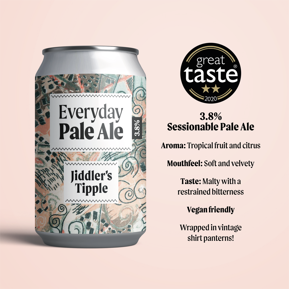 Everyday Pale Ale 3.8% 330ml Cans – Jiddler's Tipple